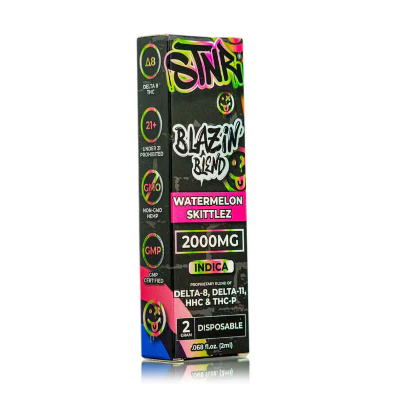 STNR Blazin Blend Delta-8/Delta-11/HHC/THC-P Disposable - 2G - My Delta ...