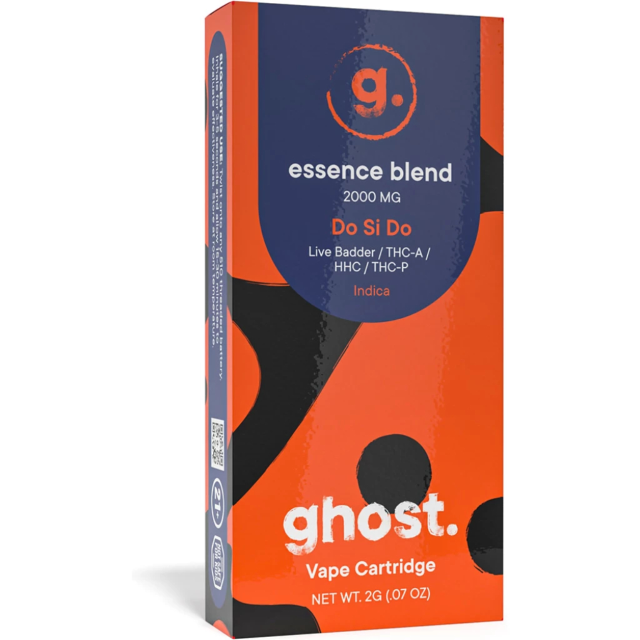 Ghost Essence Blend Live Badder Cartridge - 2G - My Delta 8 Store | MD8S