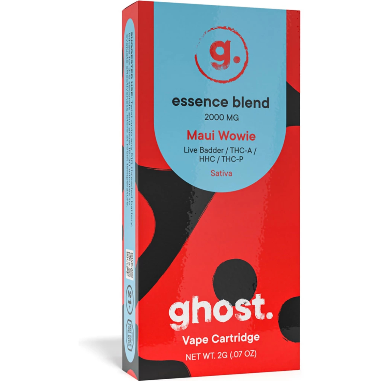 Ghost Essence Blend Live Badder Cartridge - 2G - My Delta 8 Store | MD8S