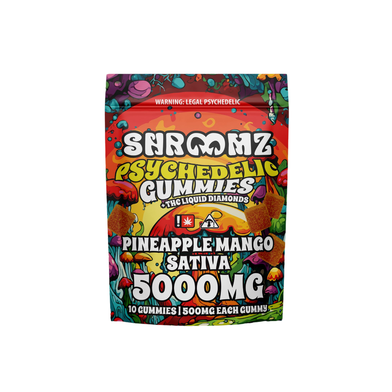 Shroomz Psychedelic THC Liquid Diamond Gummies | 5000MG - My Delta 8 ...