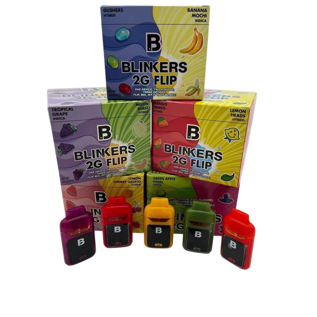 Blinkers FLIP Dual Chamber Disposables 2G – 25PK - My Delta 8 Store | MD8S
